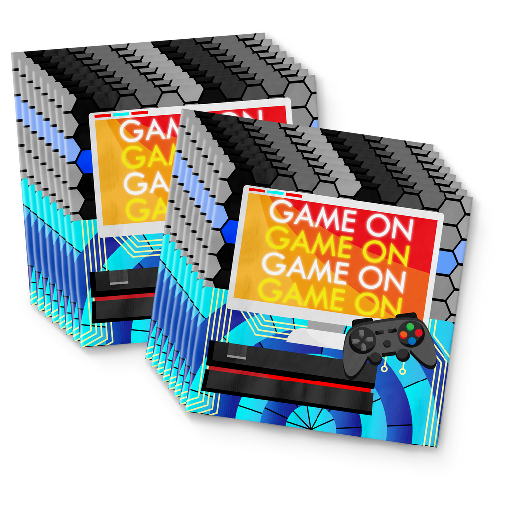 Shop Video Gaming Theme Birthday Party Napkin at best price