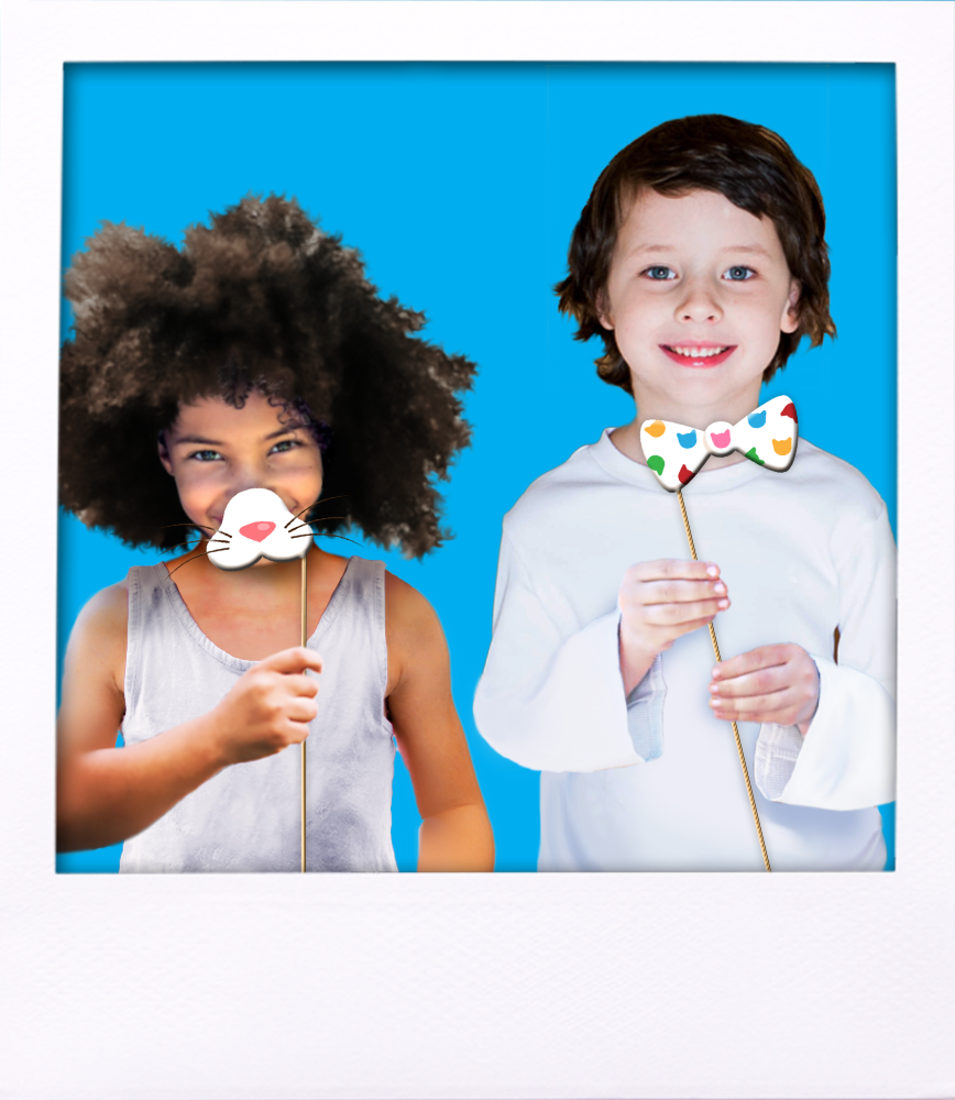 Kitty Cat Photo Booth Props 20pcs Assembled